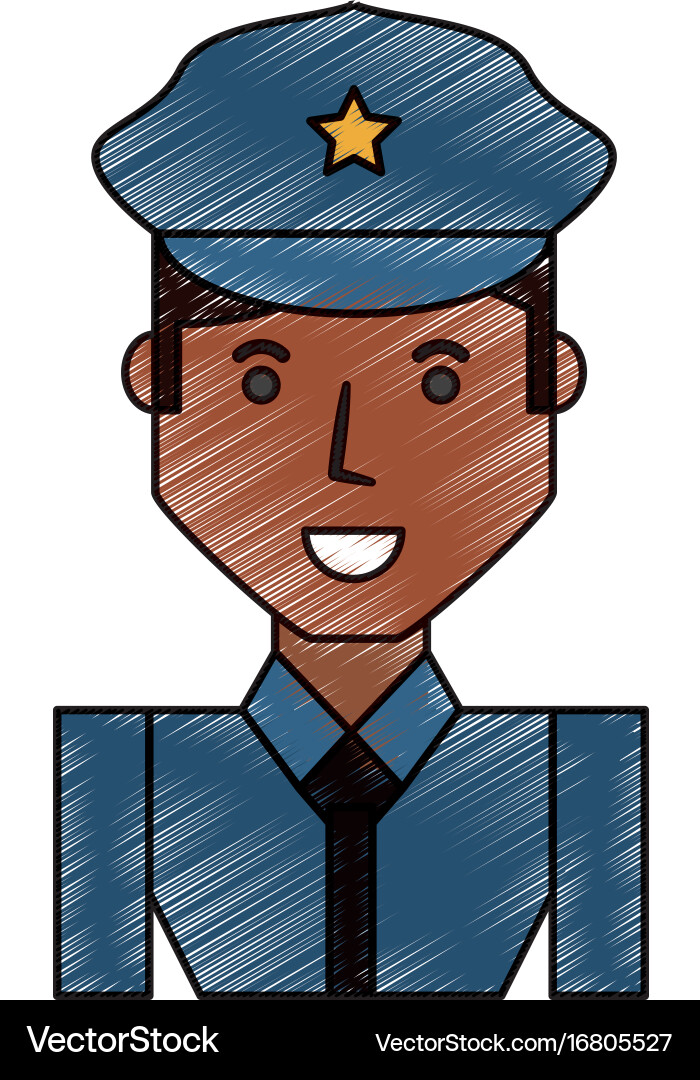Police officer cartoon Royalty Free Vector Image