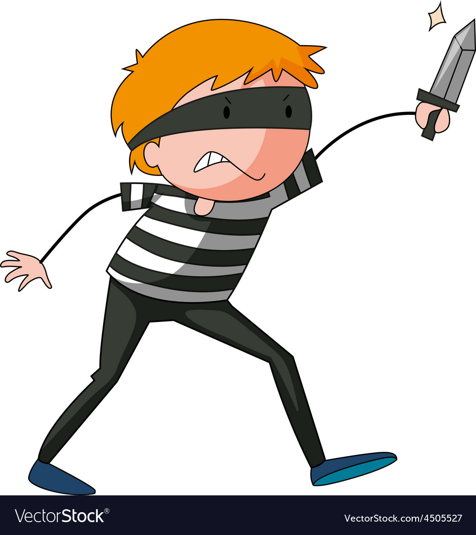 Robber Royalty Free Vector Image - VectorStock
