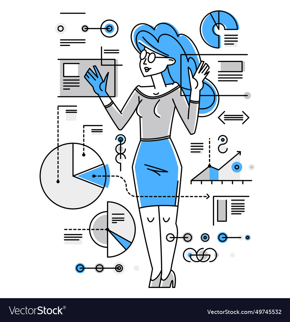 Data Systematization Collecting And Analyzing Vector Image