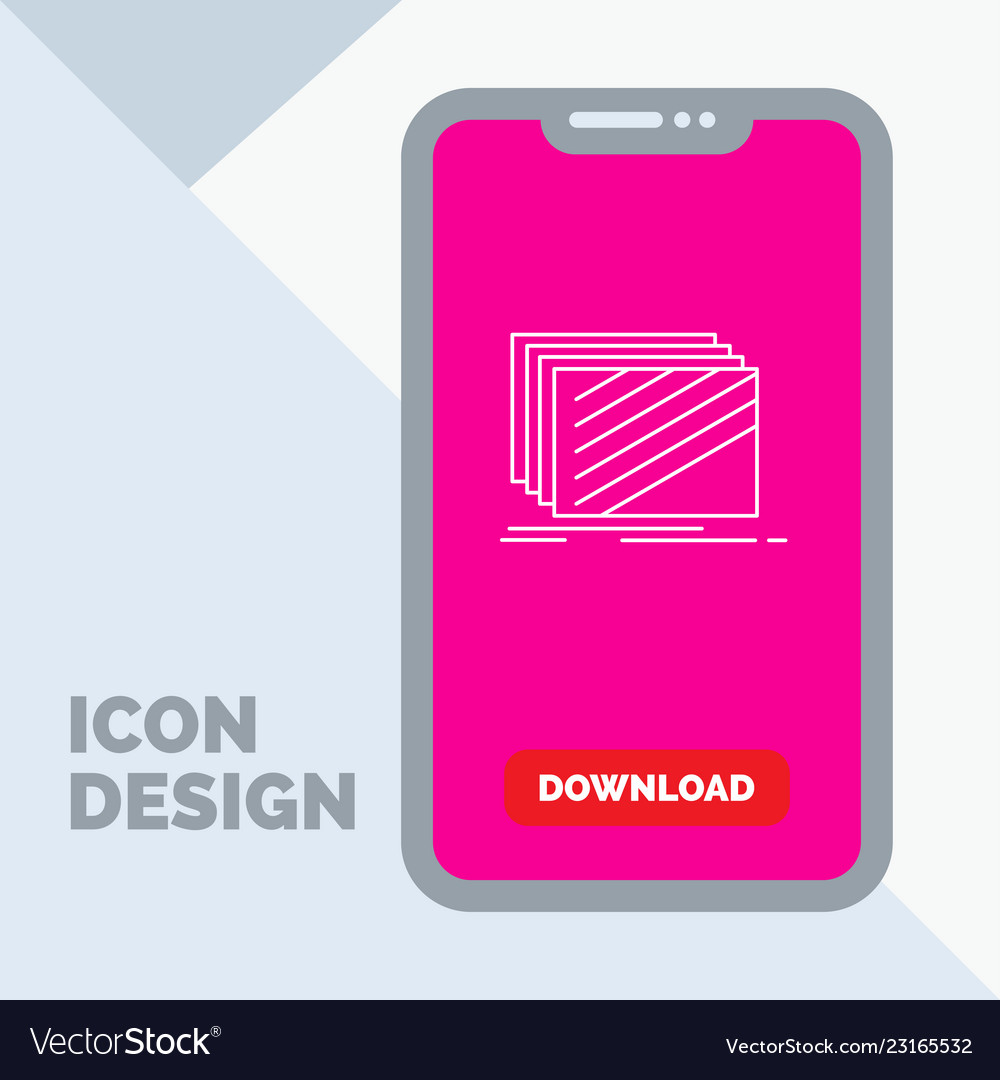 Design layer layout texture textures line icon Vector Image