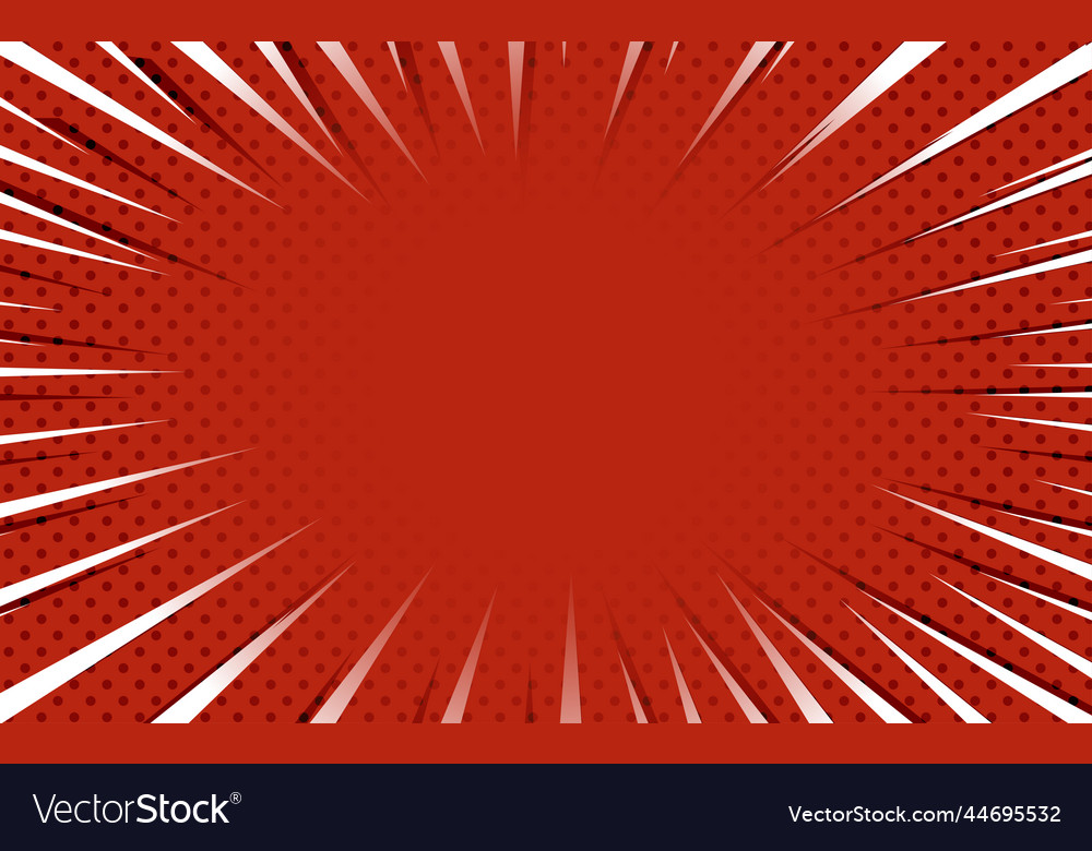 Red comic background retro Royalty Free Vector Image