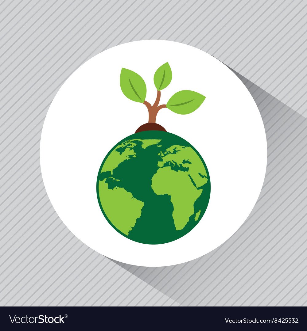 Tree isolated design Royalty Free Vector Image