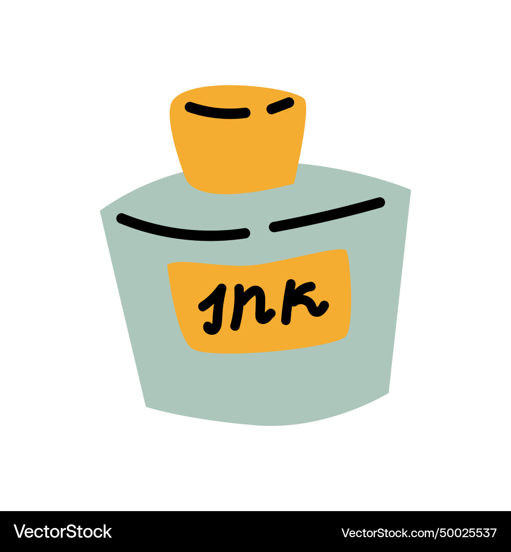 Ink icon in cartoon style Royalty Free Vector Image