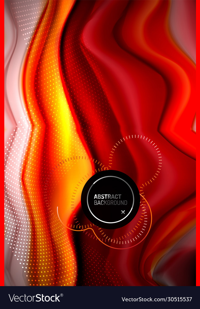 Liquid gradients abstract background color wave Vector Image