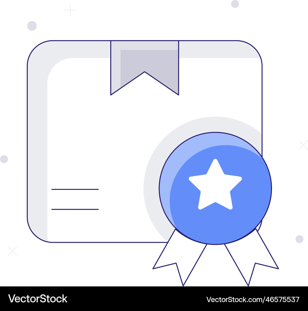 Quality inspection fill outline icon sty Vector Image