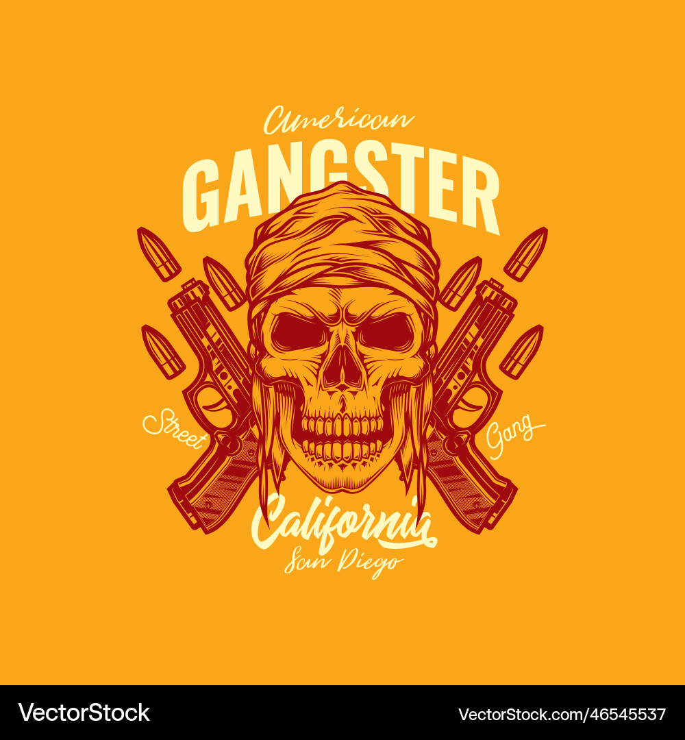 Skull bandit Royalty Free Vector Image - VectorStock