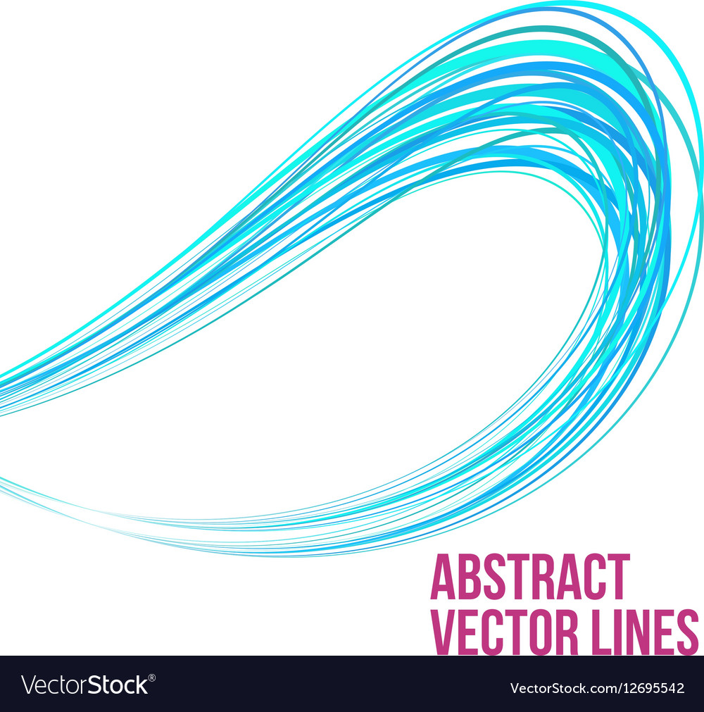 Abstract lines Royalty Free Vector Image - VectorStock