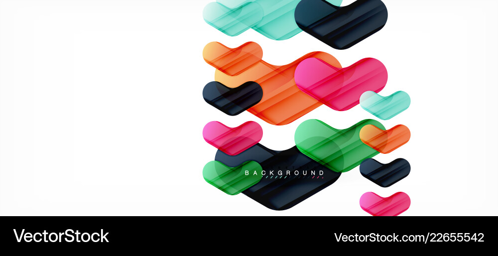 Colorful glossy arrows abstract background Vector Image