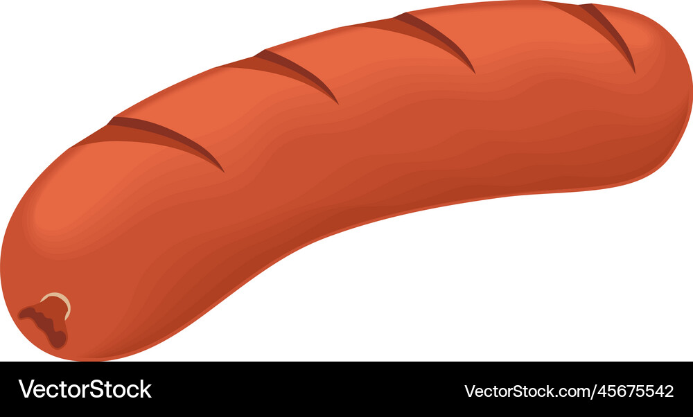 Sausage butchery product Royalty Free Vector Image