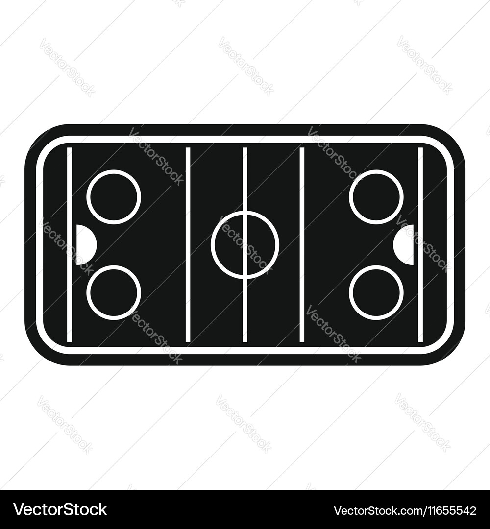 Stadium icon simple style Royalty Free Vector Image