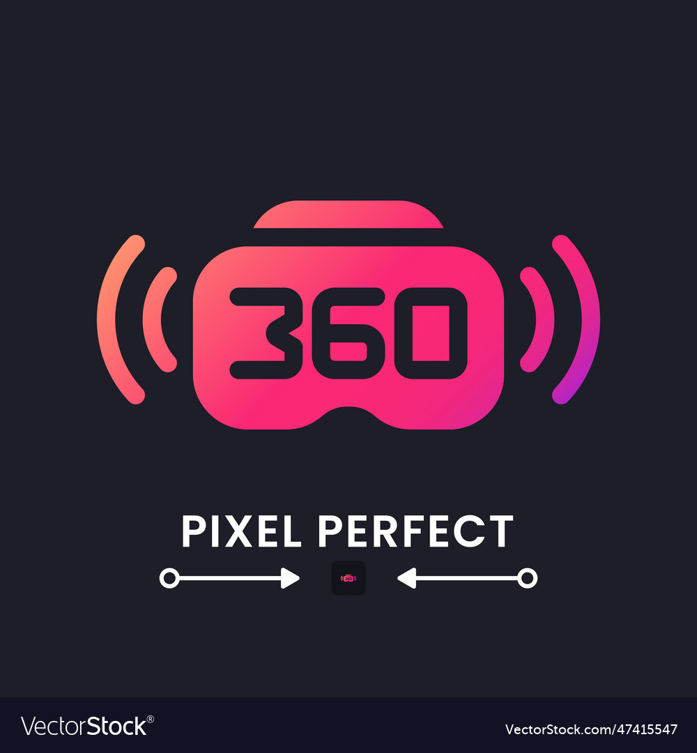 360 live streaming pink solid gradient desktop Vector Image