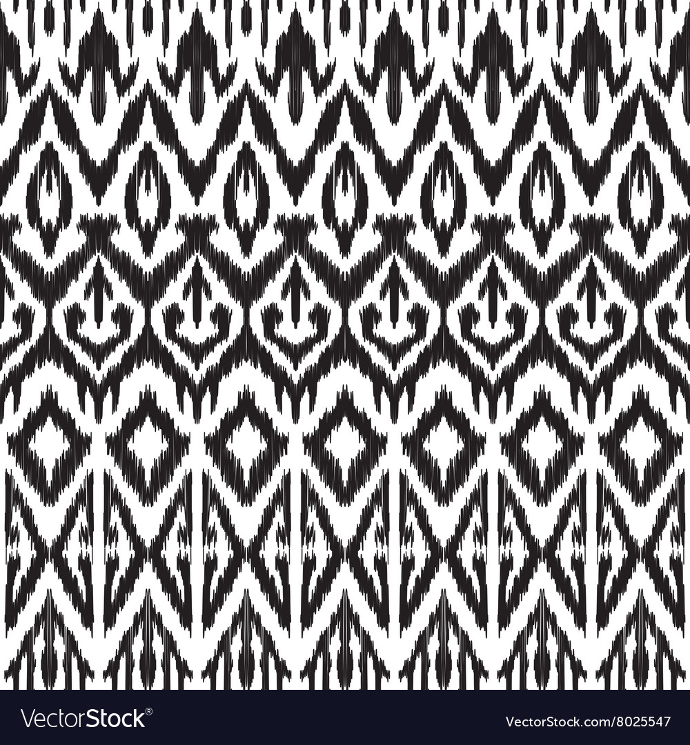 Ikat pattern Royalty Free Vector Image - VectorStock