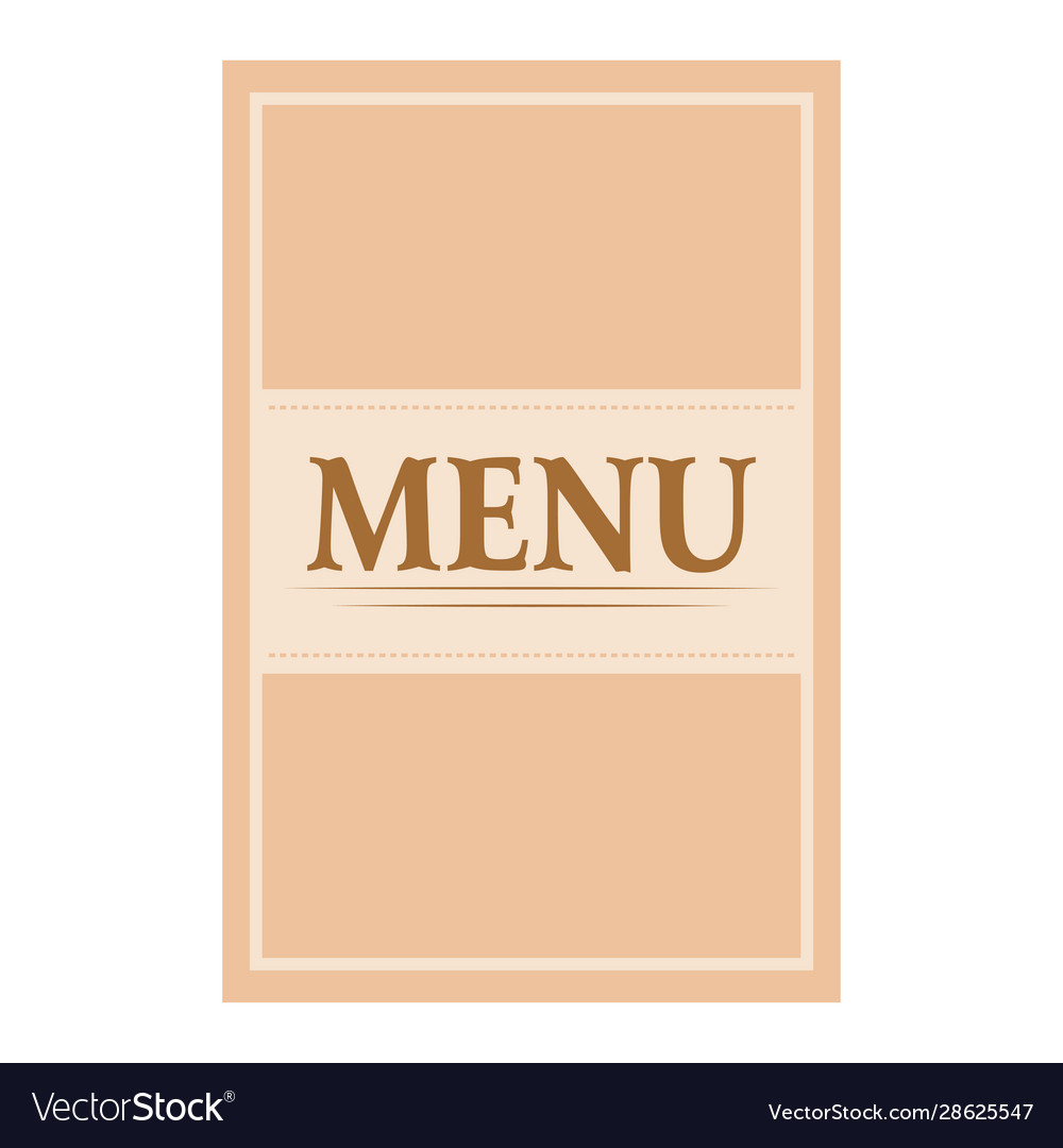 Restaurant menu Royalty Free Vector Image - VectorStock