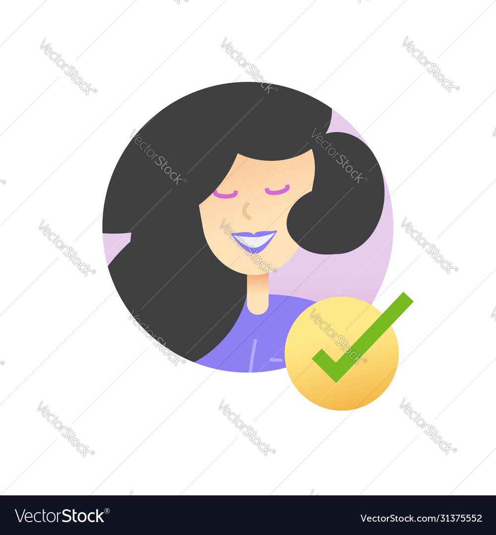 Authentic secure profile shield icon Royalty Free Vector
