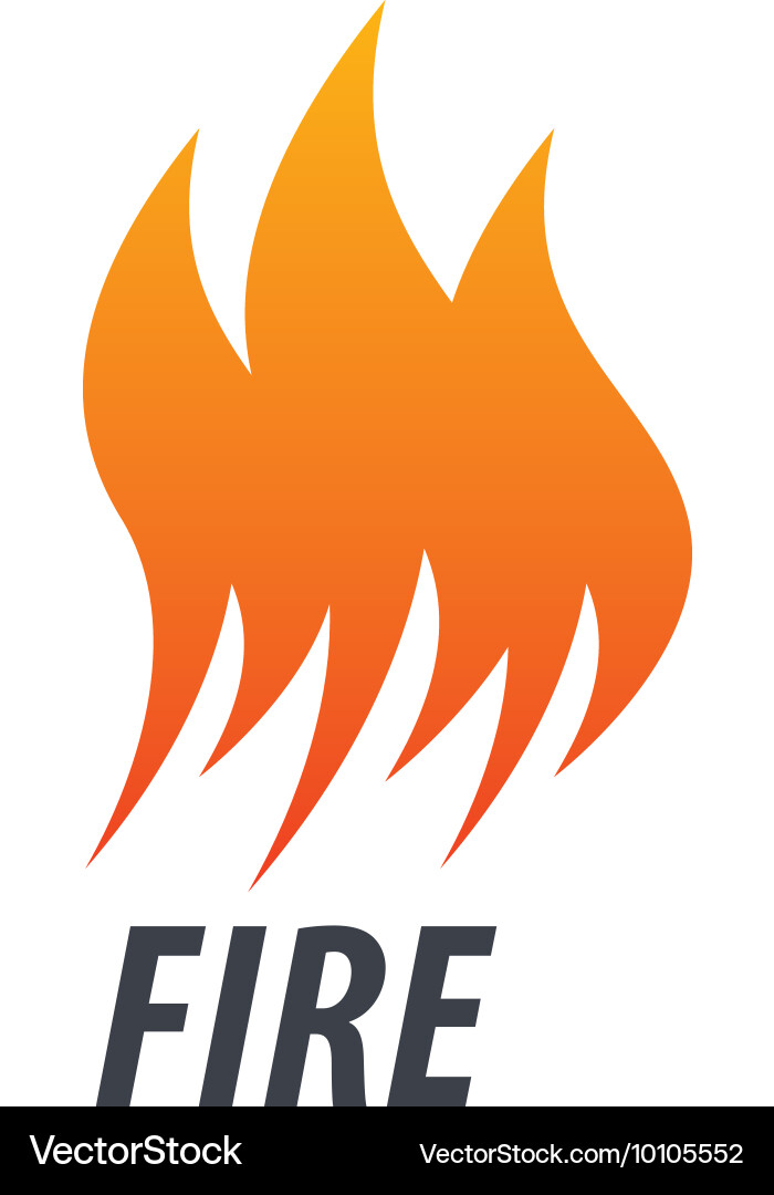 Fire logo Royalty Free Vector Image - VectorStock