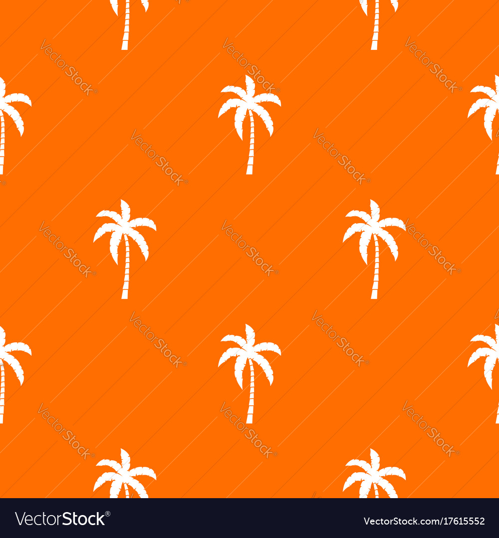Palm tree pattern seamless Royalty Free Vector Image