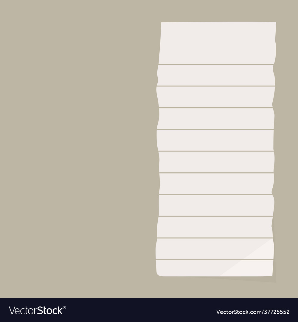 Ripped paper note background Royalty Free Vector Image