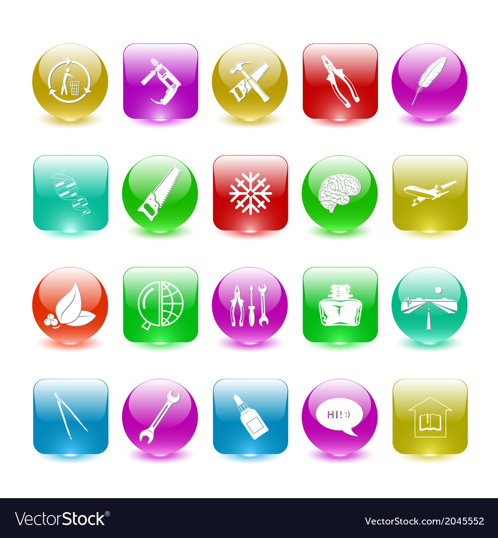 Set Royalty Free Vector Image - VectorStock