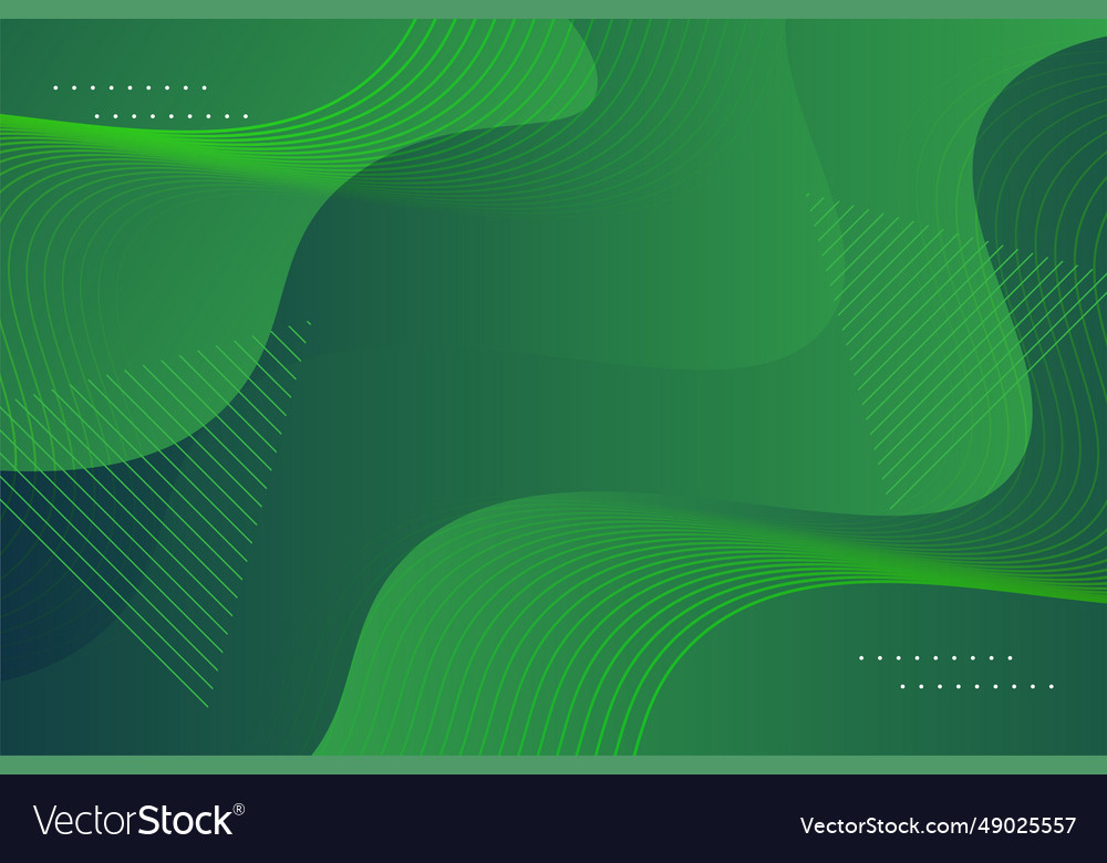 Abstract Dark Green Geometric Background Vector Image