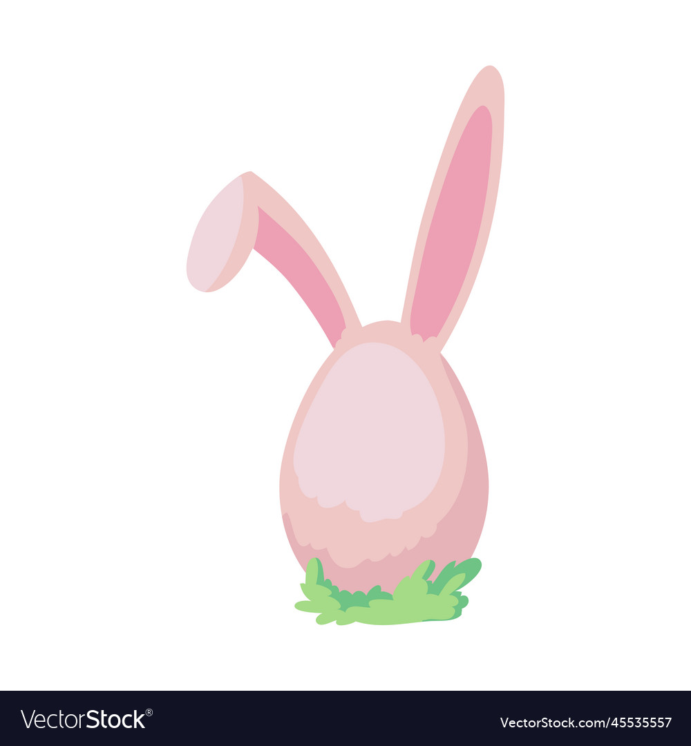 Bunny easter egg Royalty Free Vector Image - VectorStock