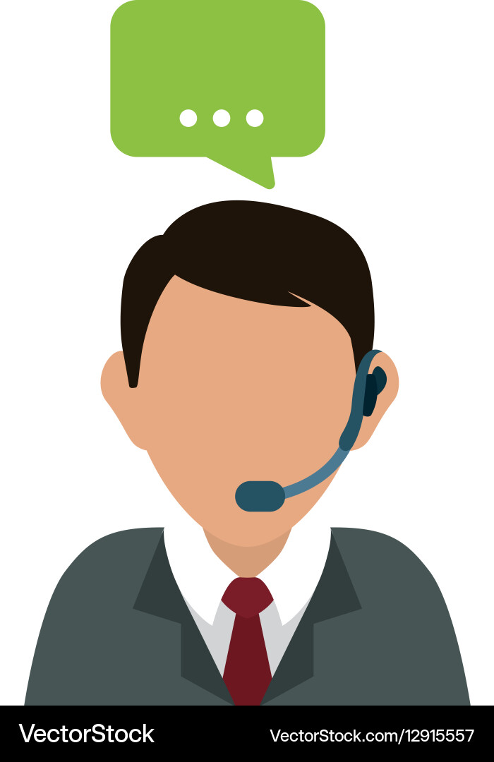 Call center and customer service Royalty Free Vector Image