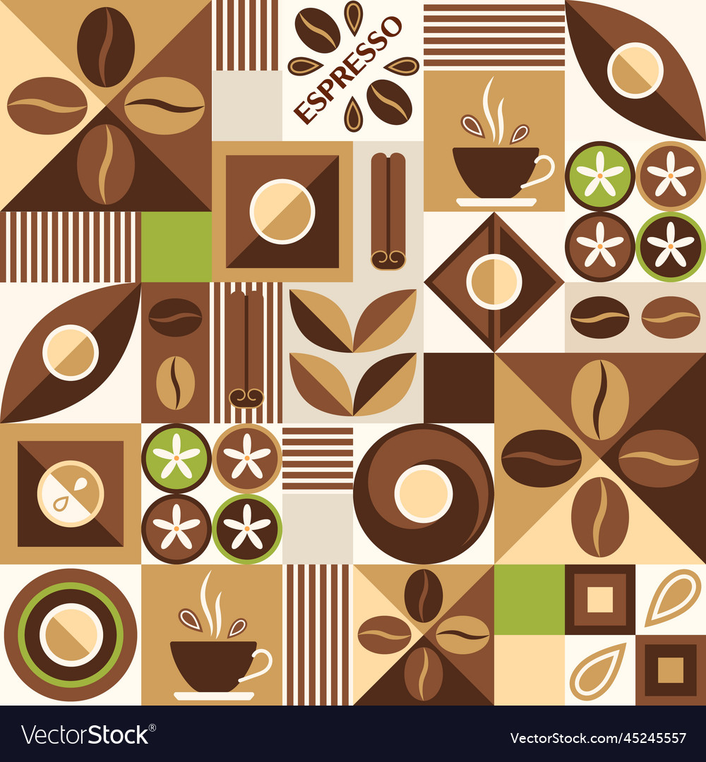 Coffee theme background Royalty Free Vector Image