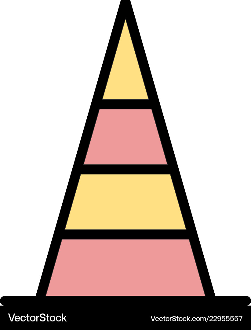Cone icon Royalty Free Vector Image - VectorStock