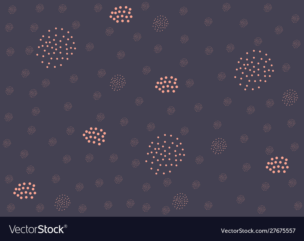Seamless pattern with grouped dots small Vector Image
