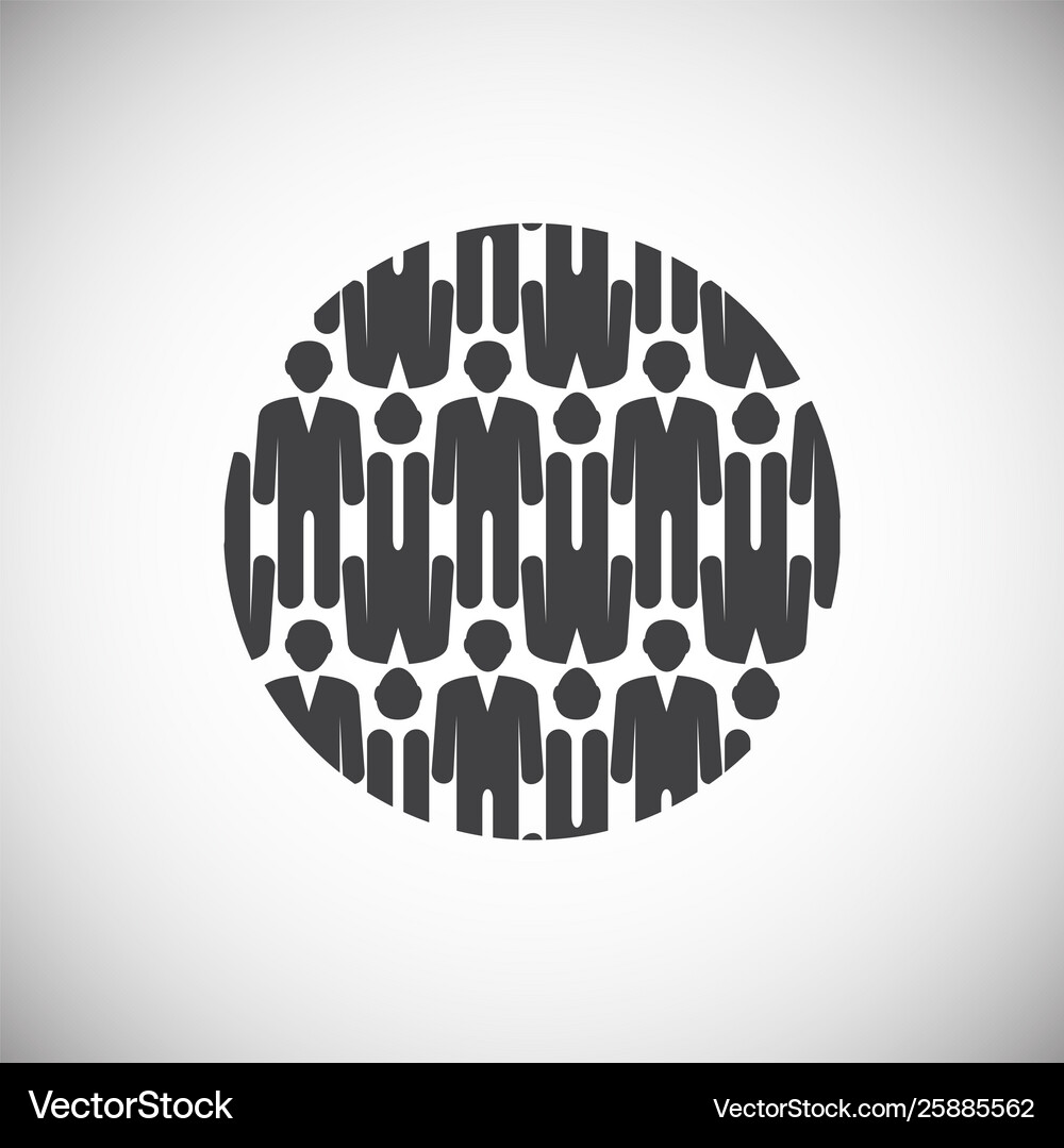 Business people related icon on background Vector Image