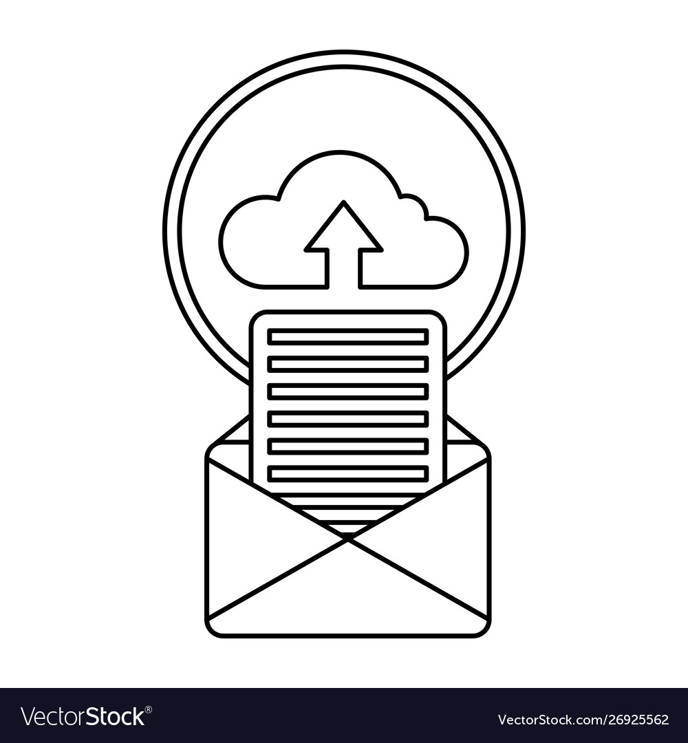 Envelope message design Royalty Free Vector Image
