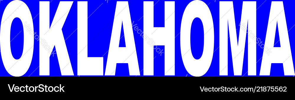 Produce of oklahoma shield Royalty Free Vector Image