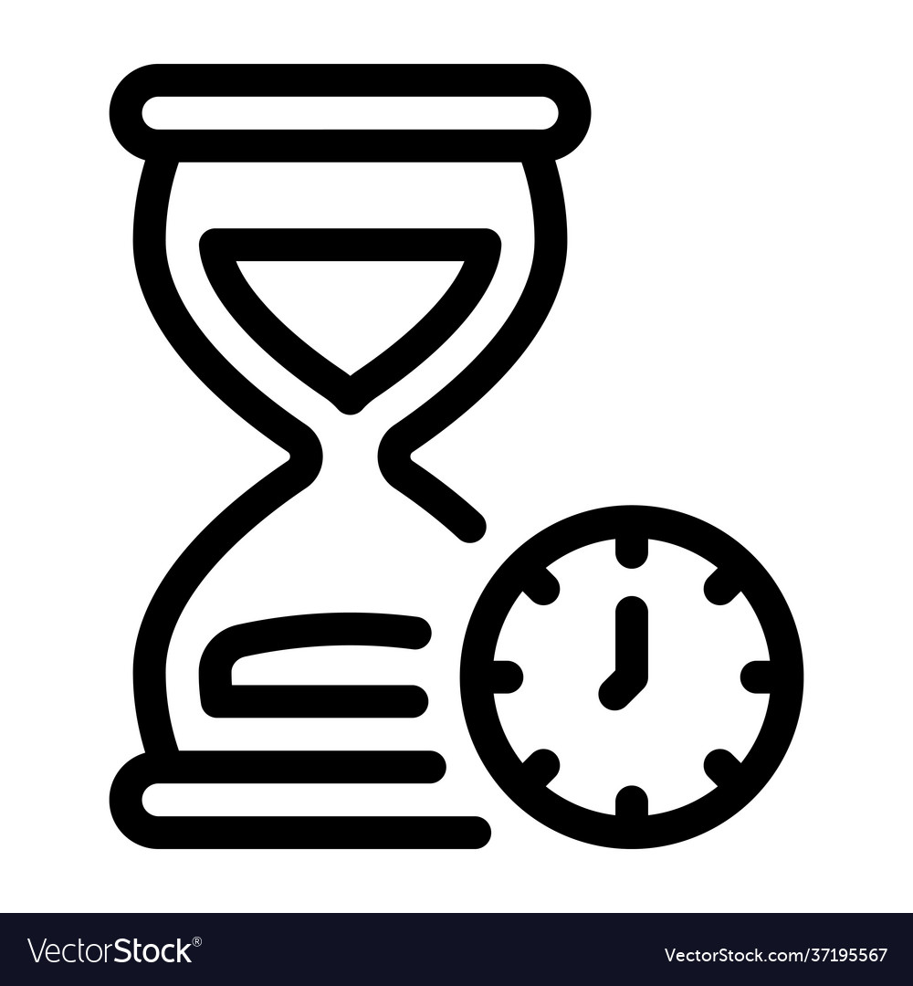 Egg Timer Royalty Free Vector Image Vectorstock