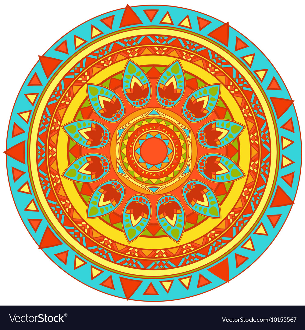 Mandala design element Royalty Free Vector Image