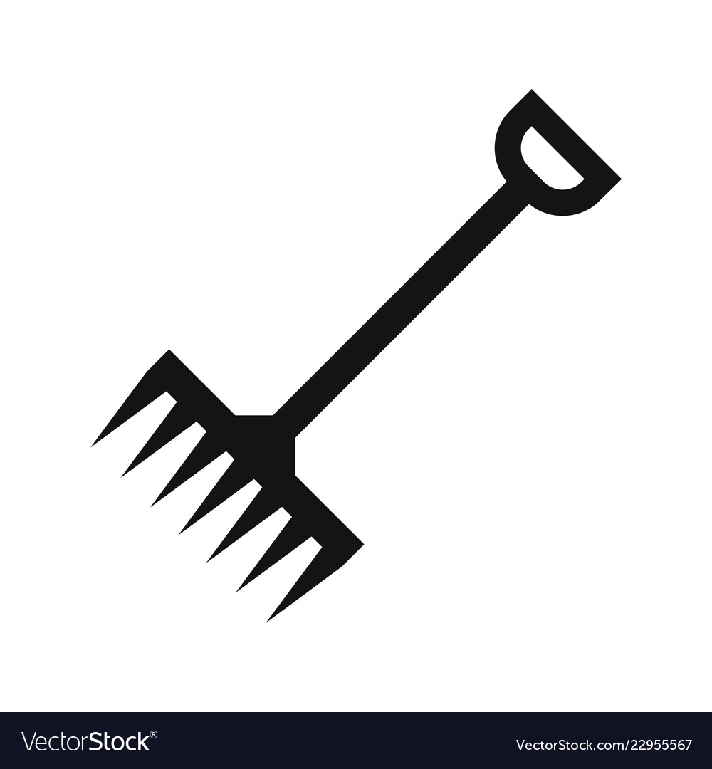 Rake icon Royalty Free Vector Image - VectorStock