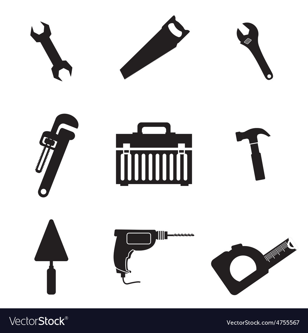 Tools design Royalty Free Vector Image - VectorStock