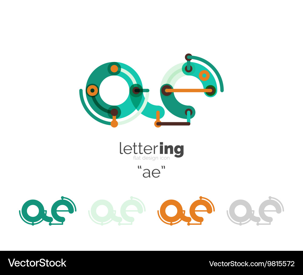 Letters logo icon Royalty Free Vector Image - VectorStock