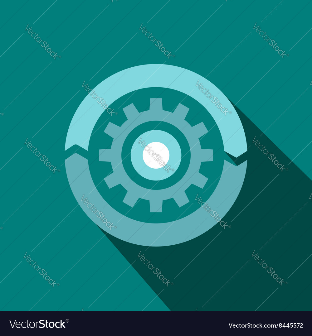 Setting parameters icon flat style Royalty Free Vector Image