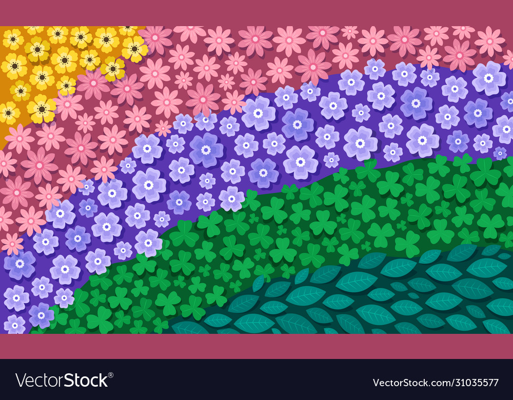 Multi-colored flower Royalty Free Vector Image