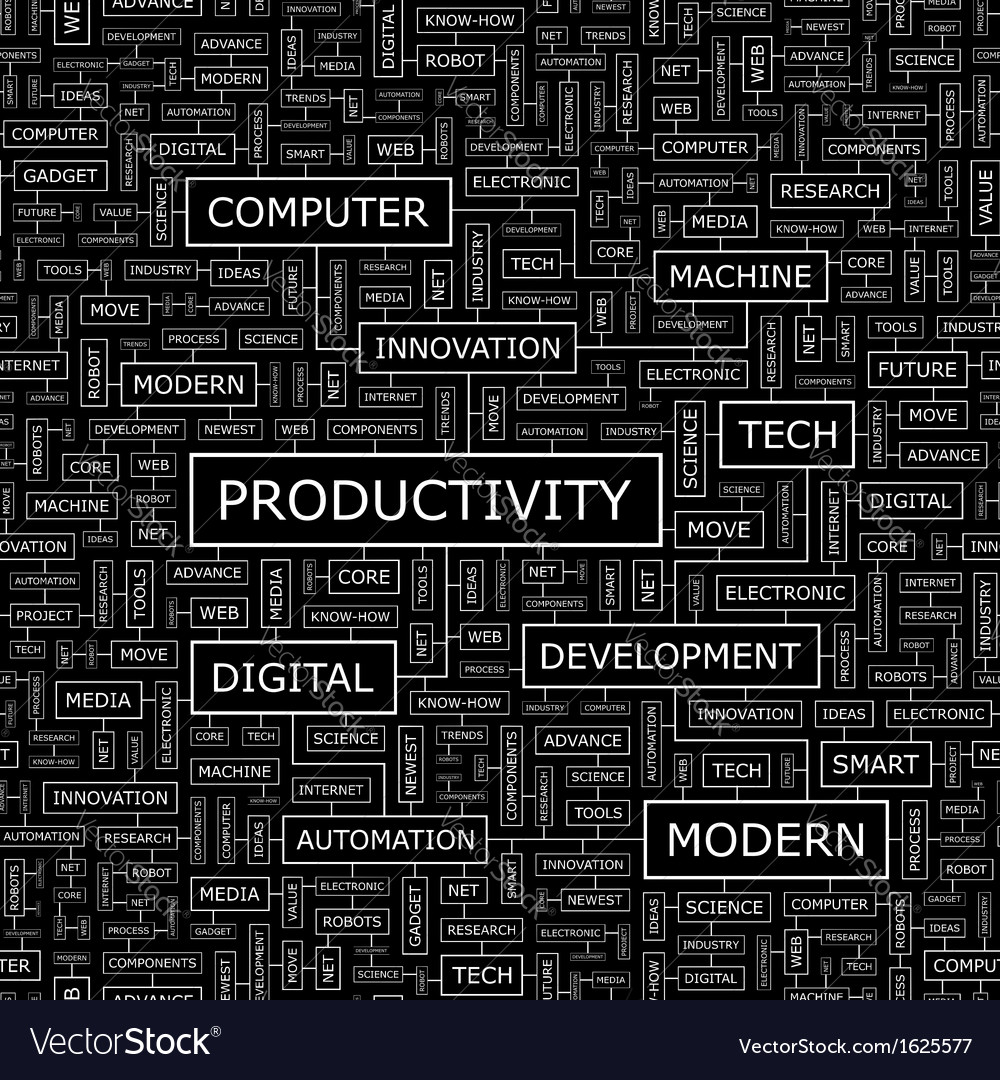 Productivity Royalty Free Vector Image - VectorStock