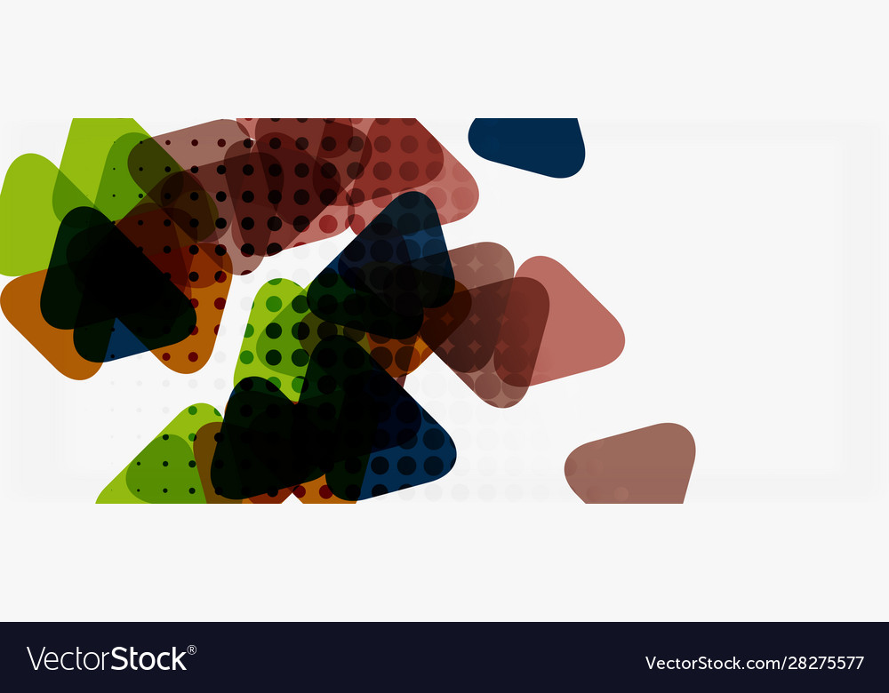 Triangle geometric abstract composition Royalty Free Vector