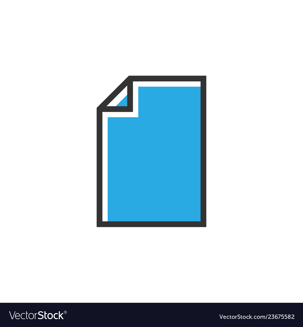 Document icon graphic design template Royalty Free Vector