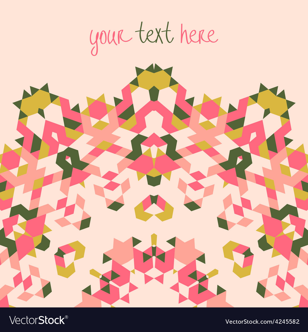 Geometric background Royalty Free Vector Image