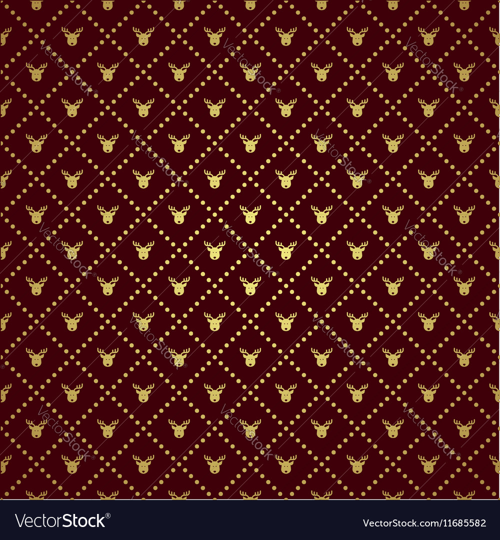 Reindeer pattern Royalty Free Vector Image - VectorStock
