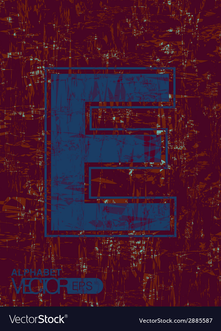 Alphabet e Royalty Free Vector Image - VectorStock