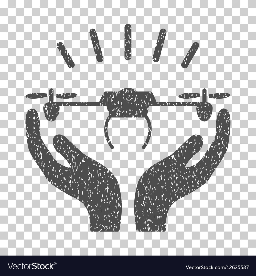 Drone Launch Hands Grainy Texture Icon Royalty Free Vector Drone Launch Hands Grainy Texture Icon Royalty Free Vector