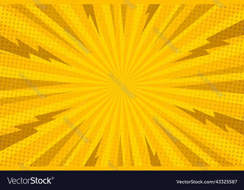Dynamic Comic Background Royalty Free Vector Image