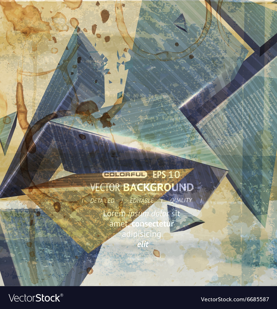 Rustic abstract background Royalty Free Vector Image