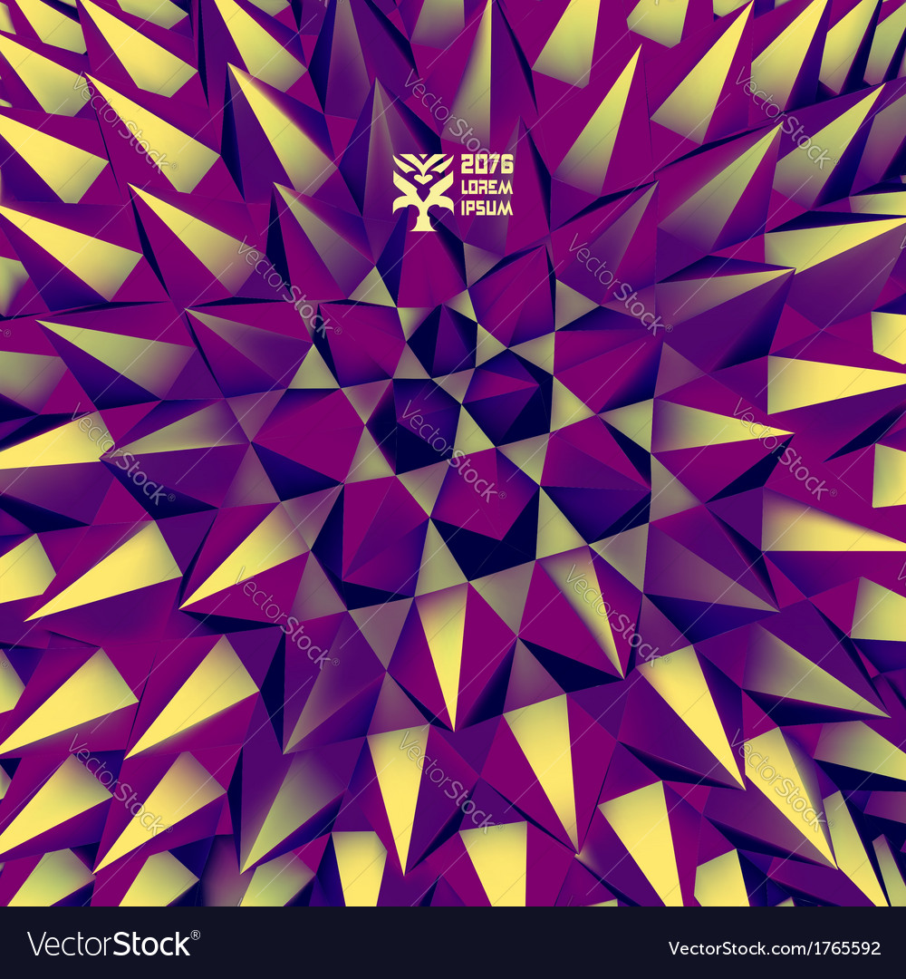 3d abstract Royalty Free Vector Image - VectorStock