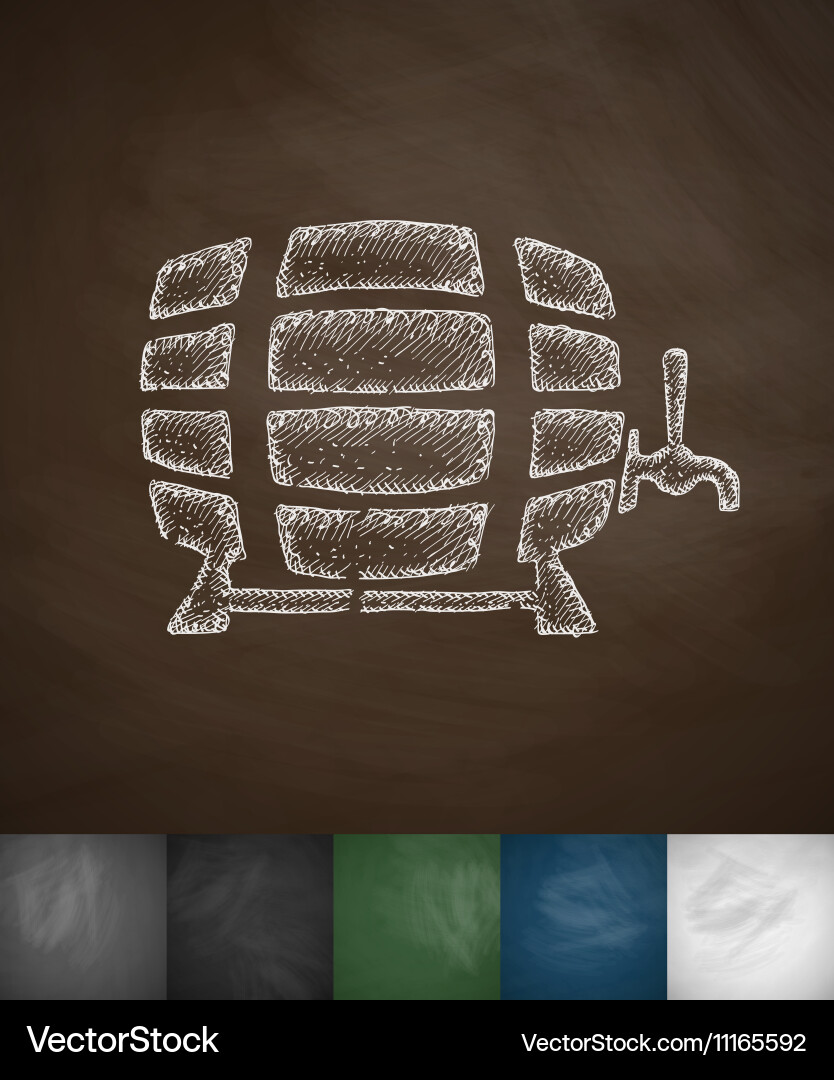 Keg of beer icon Royalty Free Vector Image - VectorStock