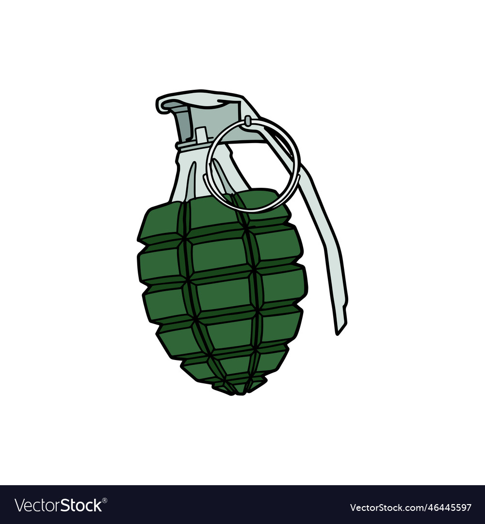 Grenade Royalty Free Vector Image - VectorStock